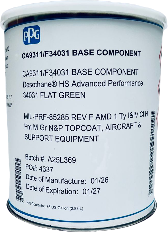 MIL-PRF-85285F Ty IV Green Flat Fed-Std 34031 – Fly Logistic